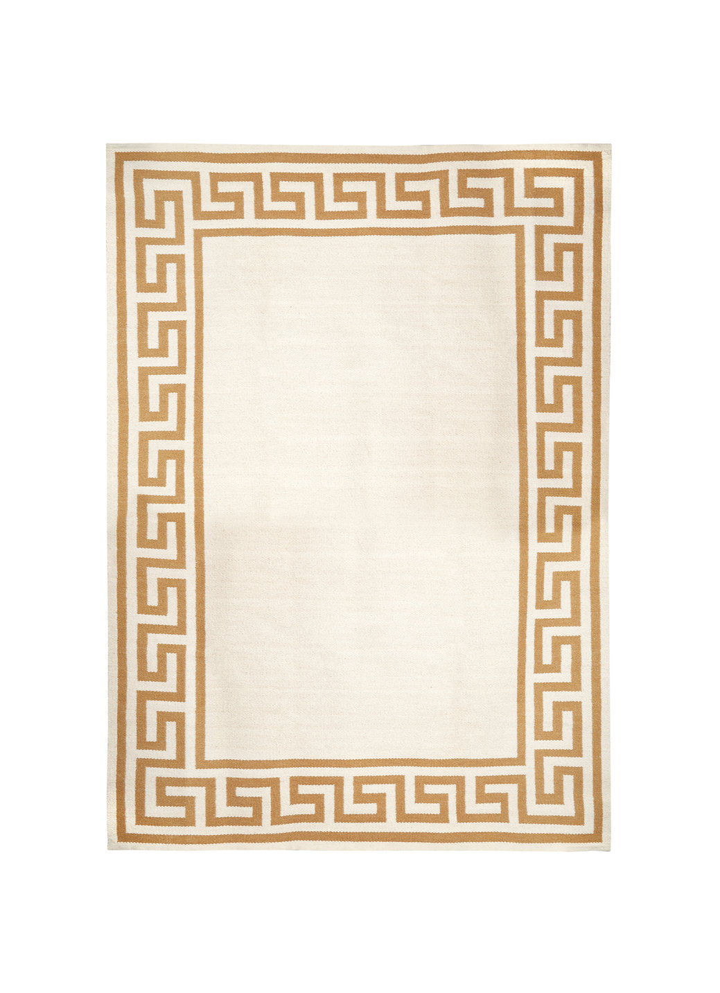 Greek Key Border Peruvian Flat Weave Rug - Contemporary - Area Rugs ...