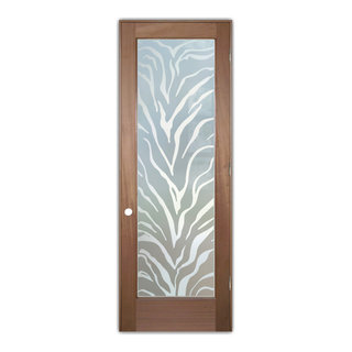 Interior Prehung Door or Interior Slab Door - Tiger Stripes - Primed ...