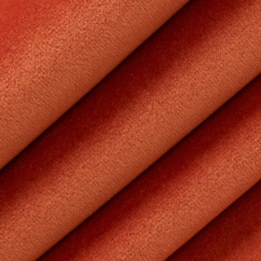 Orange Velvet Upholstery Fabric by the Yard, By The Yard 54" Wide ...