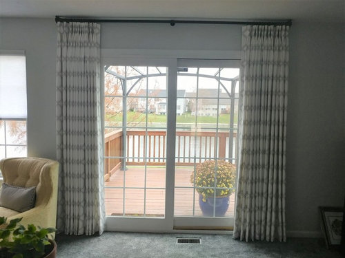 Sliding Glass Door Drapery Panels