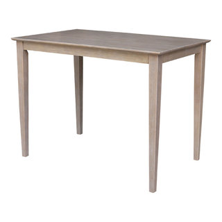 Solid Wood Top Table, 36 Inch High - Farmhouse - Dining Tables - by ...