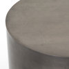 Cameron Ombre Antique Pewter End Table - Transitional - Side Tables And ...