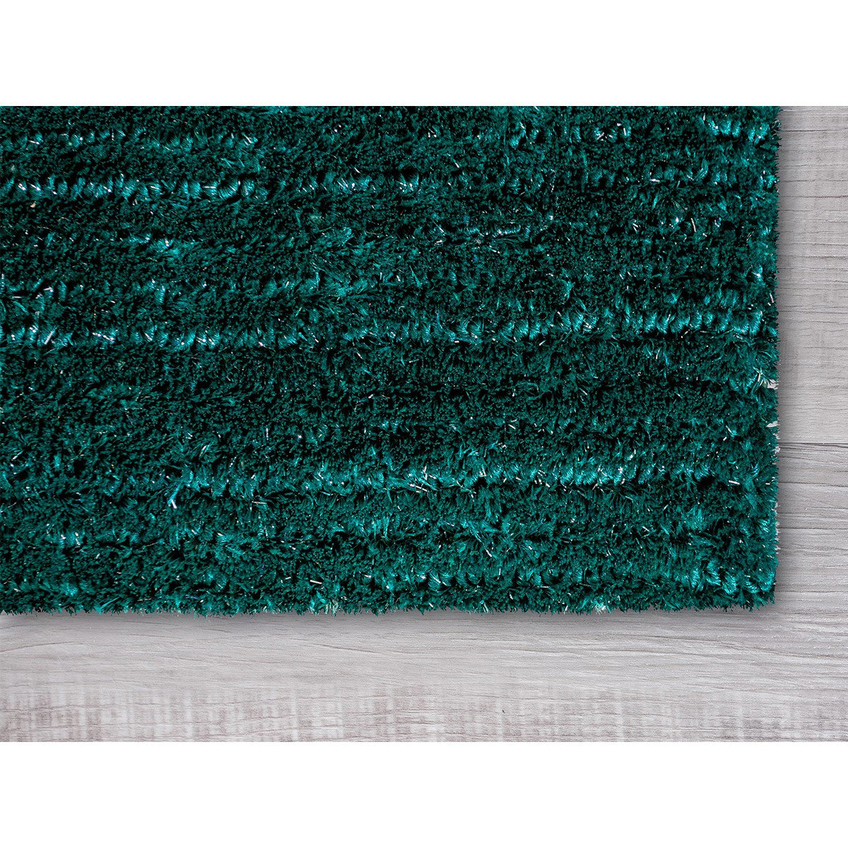 5" x 7" Teal Modern Shimmery Area Rug - Contemporary - Area Rugs - by ...