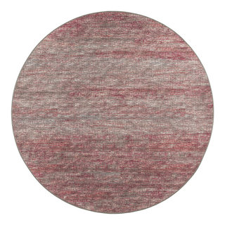 Ciara CR1 Charcoal 10' x 10' Round Rug, 8' x 8' - Contemporary - Area ...