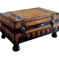 Butler Vasco Old World Map Trunk Table - Traditional - Decorative ...
