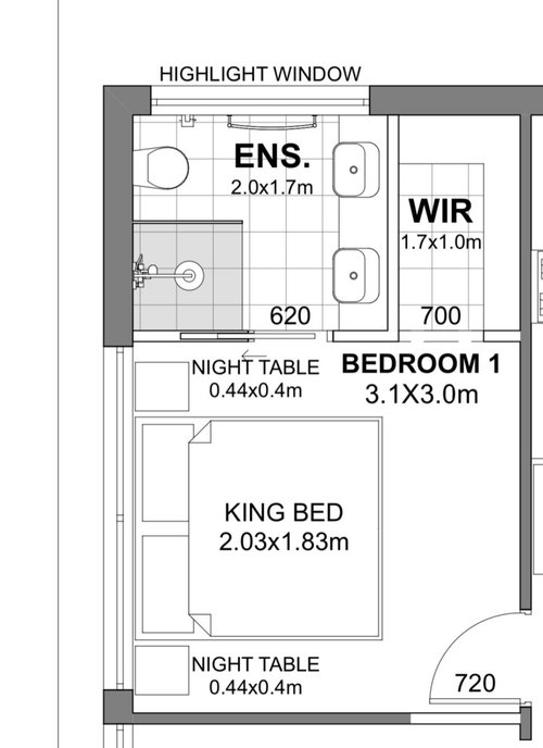What are your thoughts on this ensuite and WIR plan? | Houzz AU