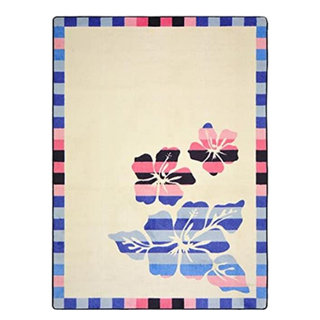 Joy Carpet Summer Solstice Aloha Area Rug, 5'4" X 7'8" - Tropical ...