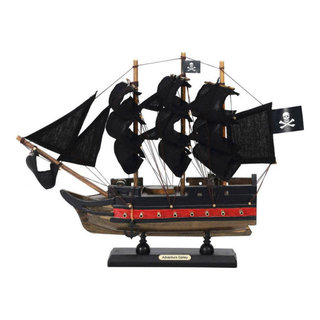 Wooden Captain Kidds Adventure Galley Black Sails Limited Model Pirate ...