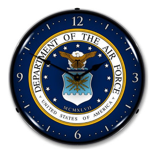 710127 US Air Force Clock - Contemporary - Wall Clocks - by VirVentures ...