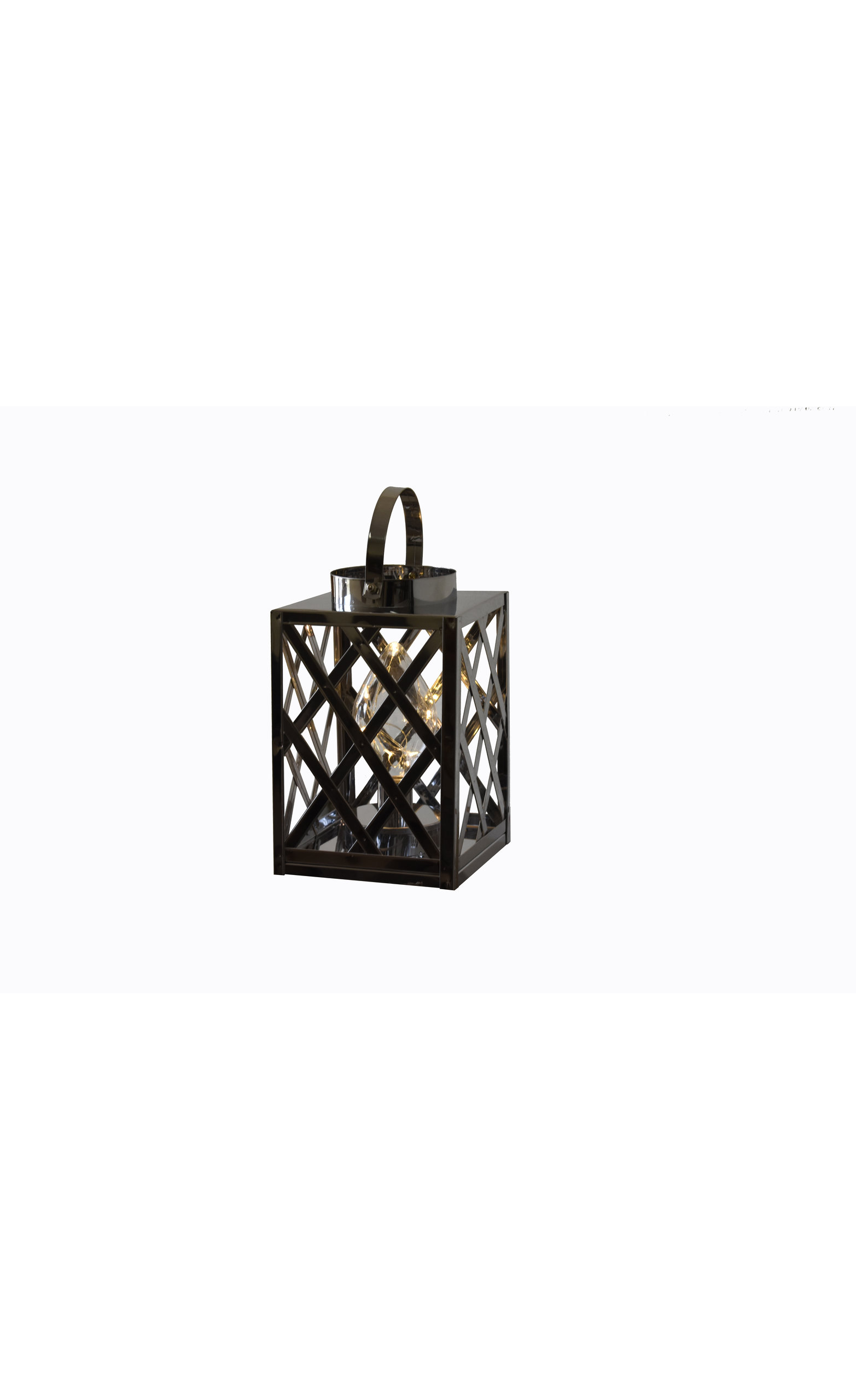 Lantern Led Silver Cube - Transitional - Table Lamps - by SAVE THE ...
