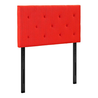 Modern Contemporary Urban Design Bedroom Twin Size Headboard, Red ...