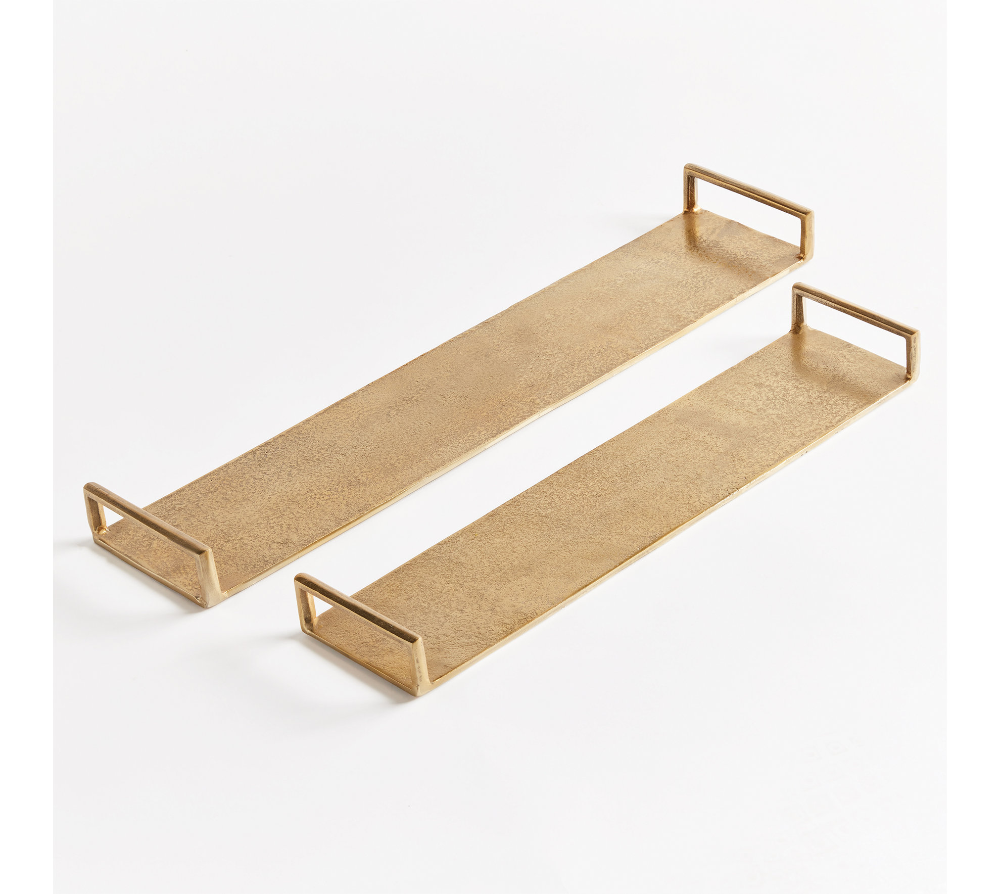 Elora Decorative Narrow Tray Set - Contemporary - Serving Trays - by ...