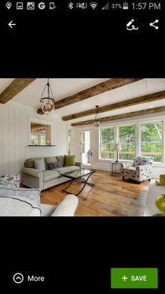 how to white wash cedar walls