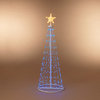 4' Electric Steel Frame Tree With 120 Color Changing LED Lights ...