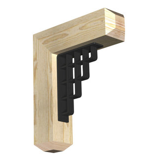 Diane Craftsman Ironcrest Bracket Triple Brace, 4" Thick, 15-1/2"x18 ...