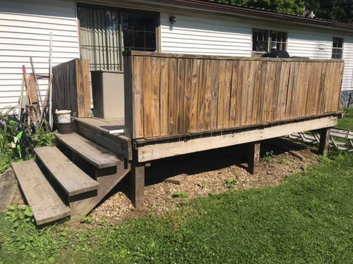 Back deck transformation