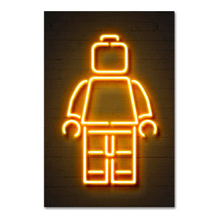 Octavian Mielu 'Minifig' Canvas Art, 16"x24" - Contemporary - Prints ...