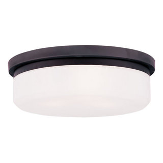 Livex Lighting 7393-07 Stratus - 3 Light Flush Mount in Stratus Style ...