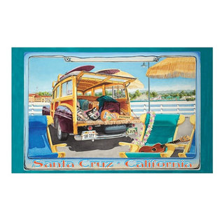 by Artist Evelyn Jenkins Drew Santa Cruz California Art Print, 30"x45 ...