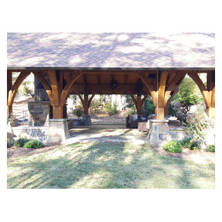 "THE BELVEDERE" - Residential Outdoor Amphitheater/Pavillion - Rustic ...