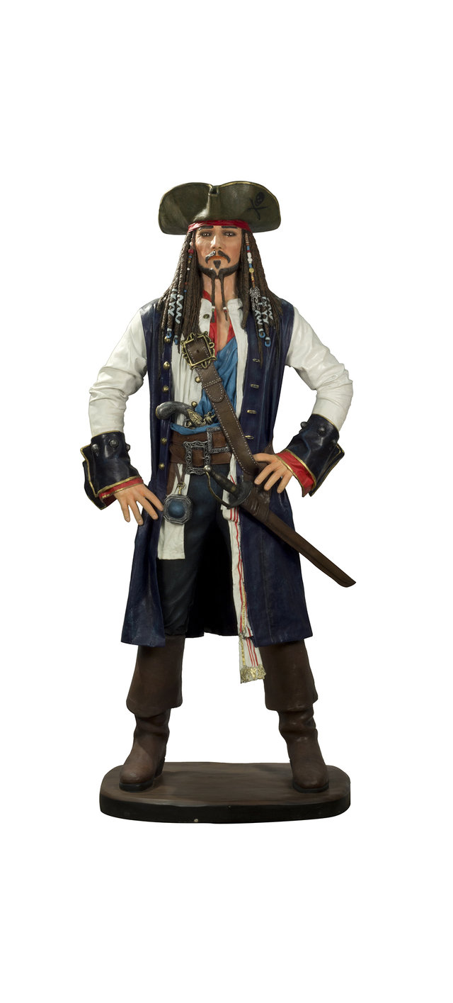 6' Jack Crow Pirate - Beach Style - Holiday Accents And Figurines - by ...