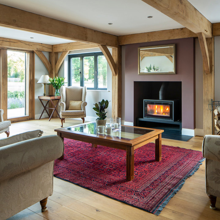75 Beautiful Living Room with a Chimney Breast Ideas and Designs ...