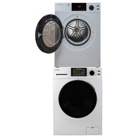 Equator 1.9cf 110V Washer and 4cf 220V Vented Sensor Dryer With ...