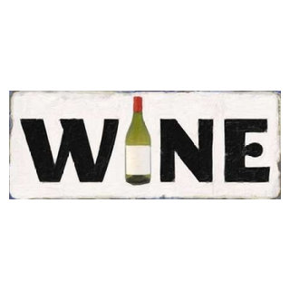 Wine Sign Print, 10 x 20 - Contemporary - Prints And Posters - by ...