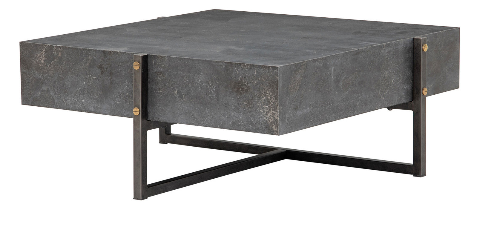 Keppler Square Coffee Table-Bluestone - Industrial - Coffee Tables - by ...