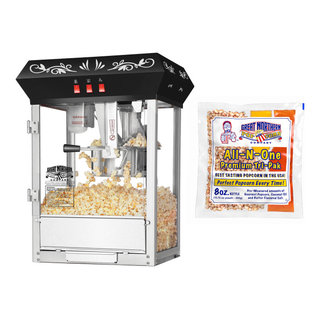 Foundation Countertop Popcorn Machine 8oz Kettle, 5 All-In-One Popcorn ...