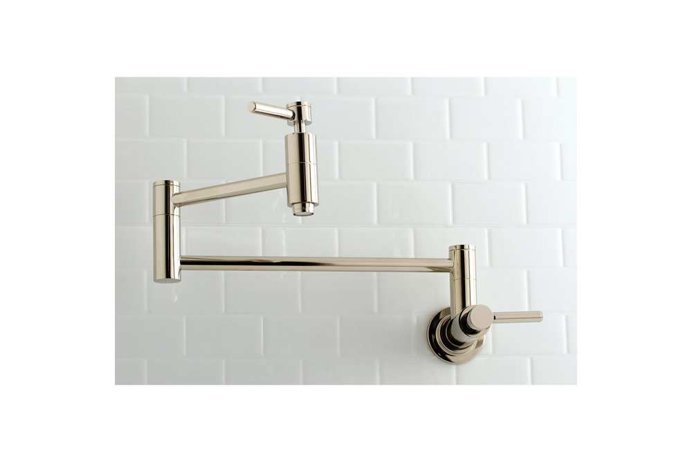 Filler Kingston Brass Concord Wall Mount Pot Filler Faucet – Easy-Reach ...