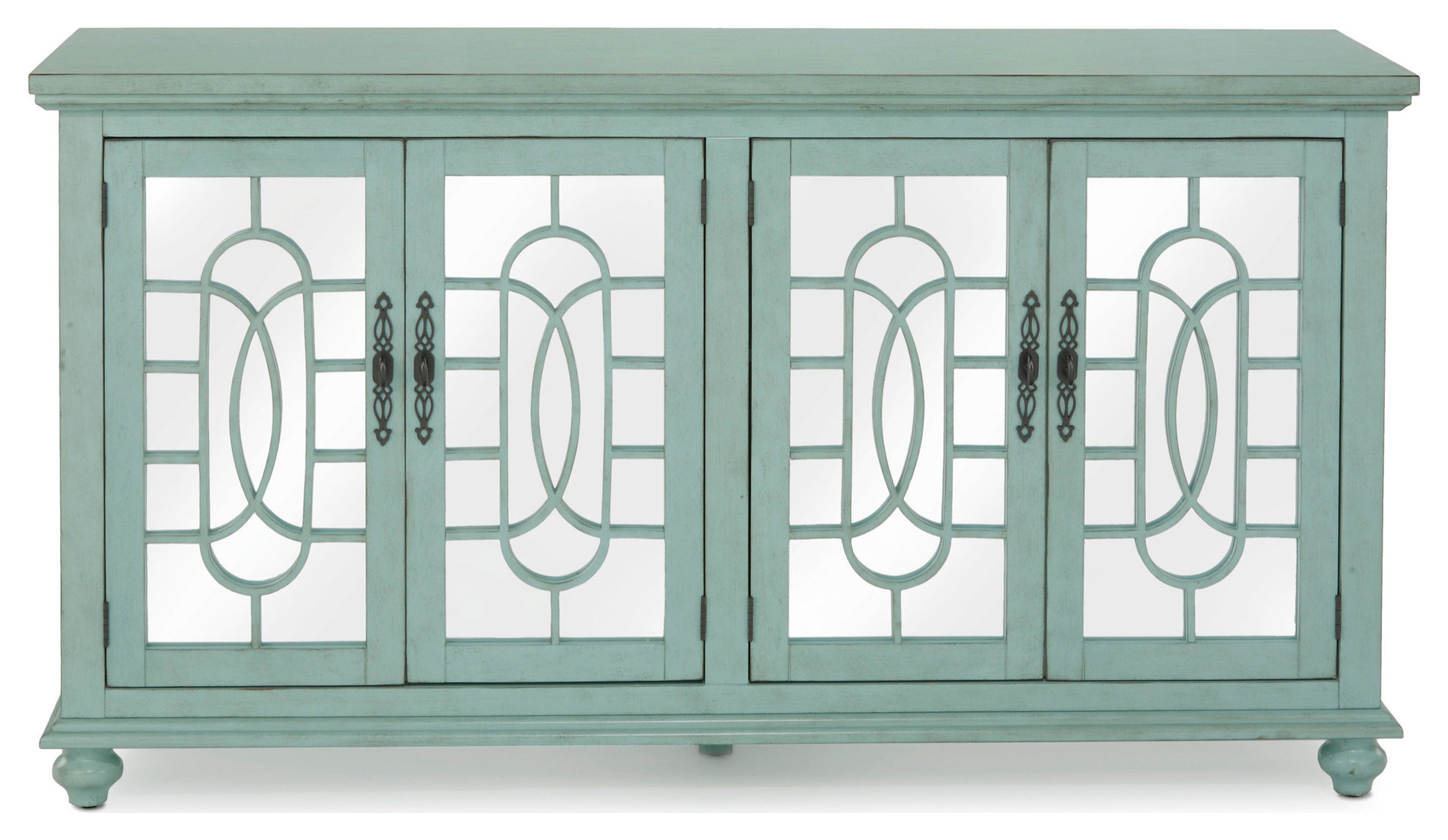 Benzara BM205971 Front Wood and Glass TV stand with Cabinet Storage ...