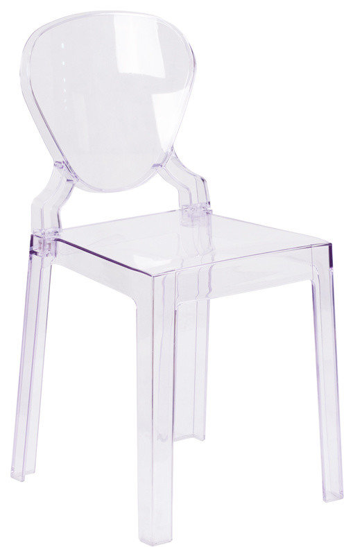 Clear Tear Back Ghost Chair - Contemporary - Dining Chairs - by Bison ...