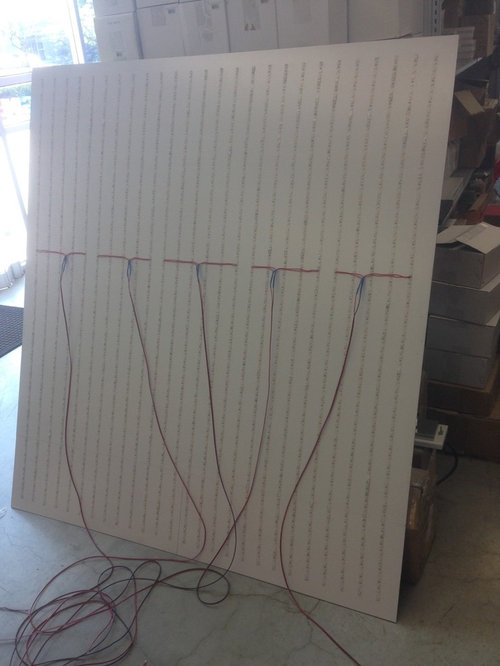 BackLit Onyx Wall Detail: LED Light Board Construction