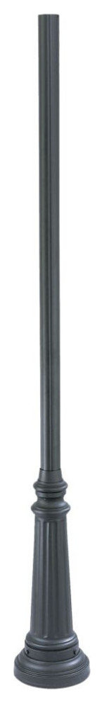 Matte Black Surface Mount Post from the Surface Mounted Posts ...