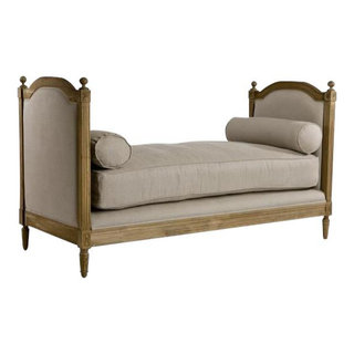 Traditional Linen Antoinette Day Bed - Traditional - Daybeds - by ...
