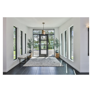 Modern Lake House - Foyer - Modern - Entry - Other - by Schultz ...
