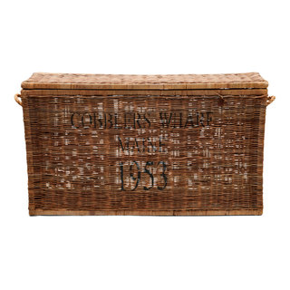 Natural Rattan Trunk | Rivièra Maison Cobblers Wharf, Large - Tropical ...