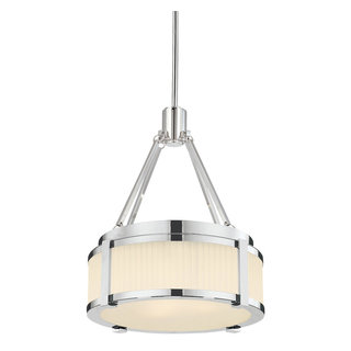 Roxy Pendant With Etched Fluted Glass - Transitional - Pendant Lighting ...
