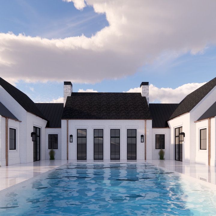 75 Most Popular 75 Beautiful White Render House Exterior Ideas and ...