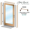 Front Door - Finer Lines - Fiberglass Smooth - 30" x 80" - Book/Slab ...