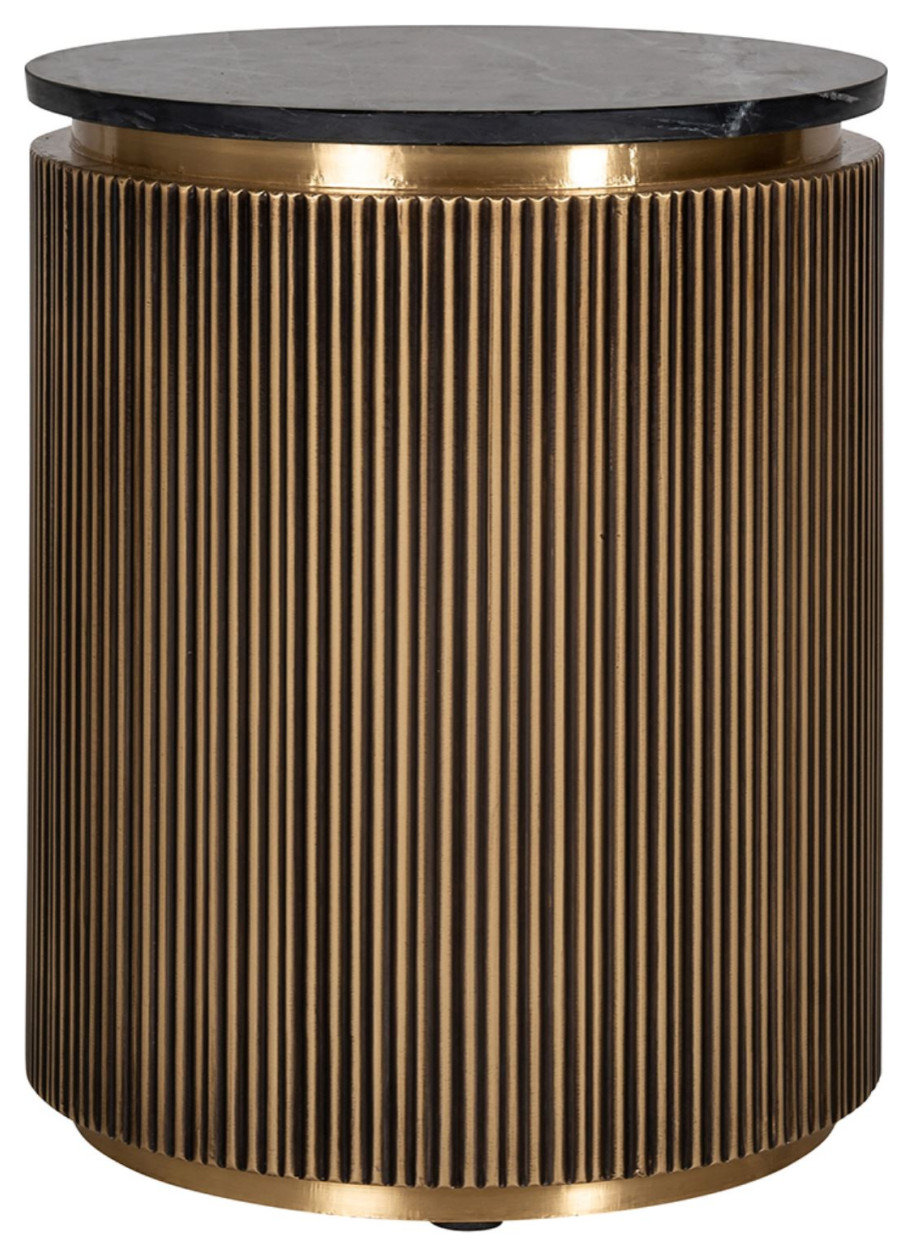 Modern Metal End Table | OROA Ironville - Contemporary - Side Tables ...