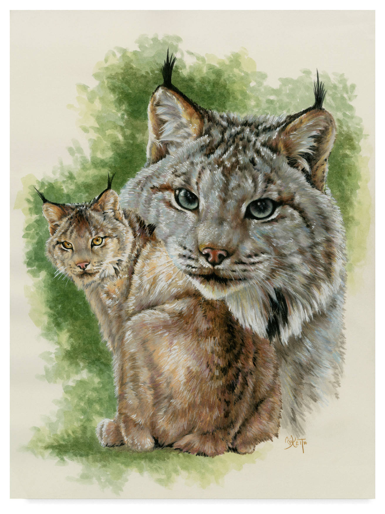 "Brazen" by Barbara Keith, Canvas Art, 47"x35" - Contemporary - Prints ...