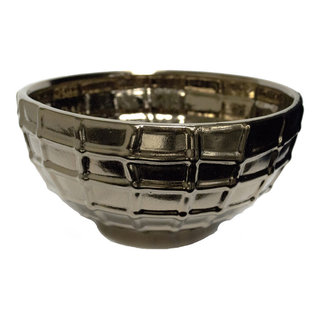 Beautifully Designed Ceramic decorative Bowl, Bronze - Contemporary ...