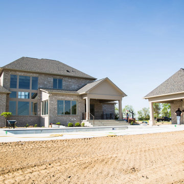 Two Story Pool House - Photos & Ideas | Houzz