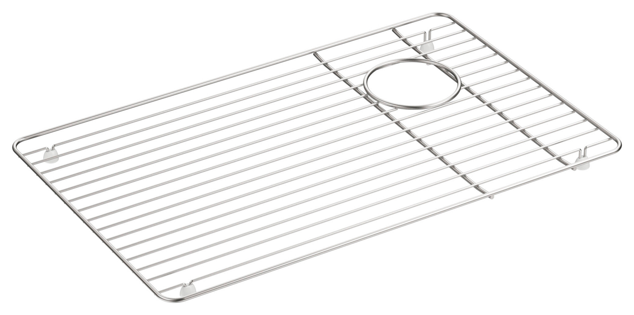 Kohler K-9137 Riverby 22-1/2" L x 14-5/16" W Stainless Steel ...