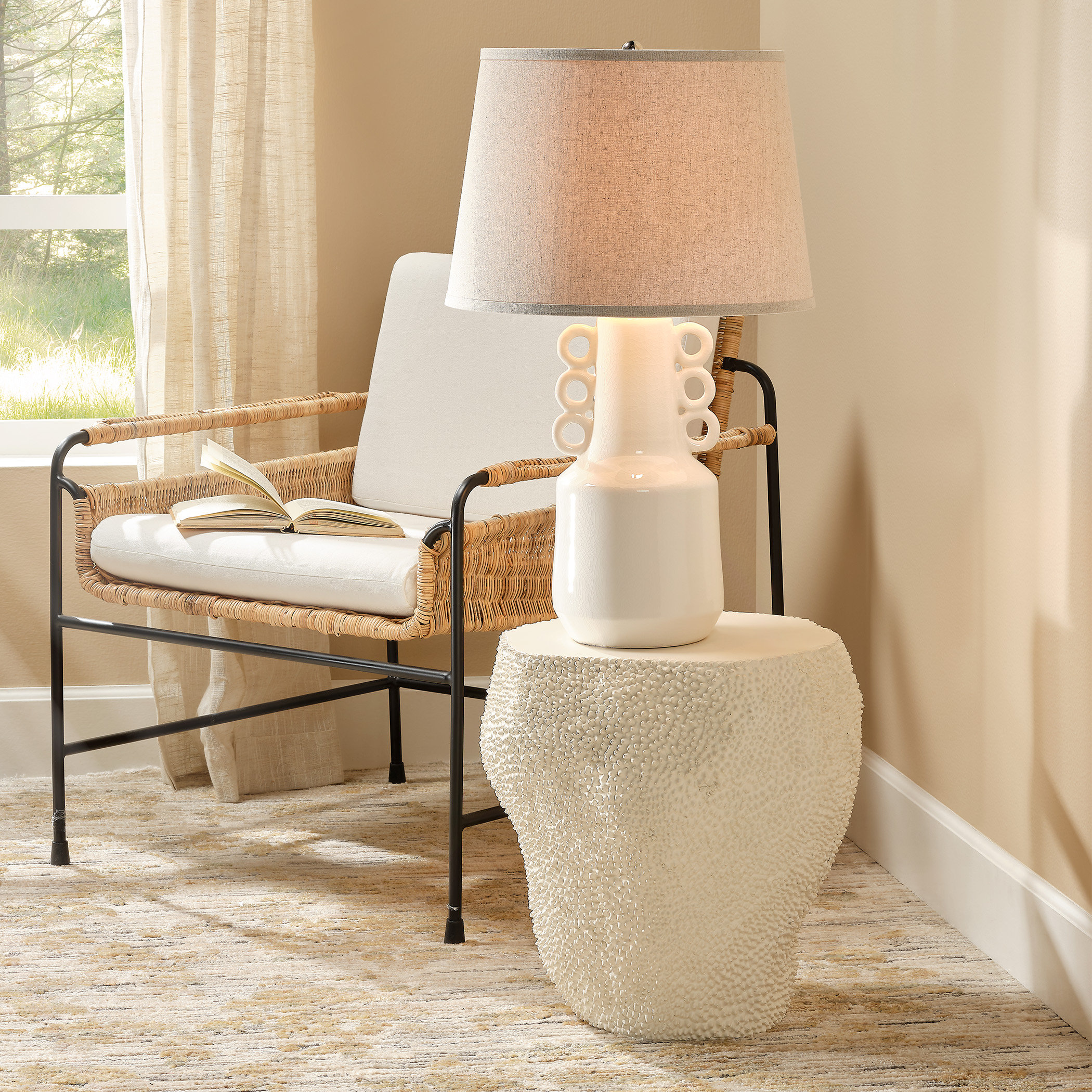 Uni Fiber Glass Side Table, Small - Contemporary - Outdoor Side Tables ...