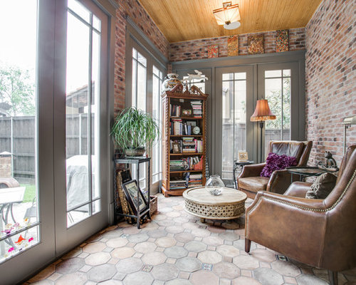 Sunroom Brick | Houzz