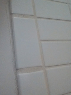 Contractor installed subway tile with wrong pattern!