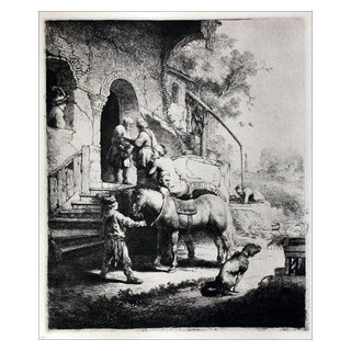 Rembrandt Van Rijn The Good Samaritan, 20"x25" Wall Decal Print, 20x25 ...